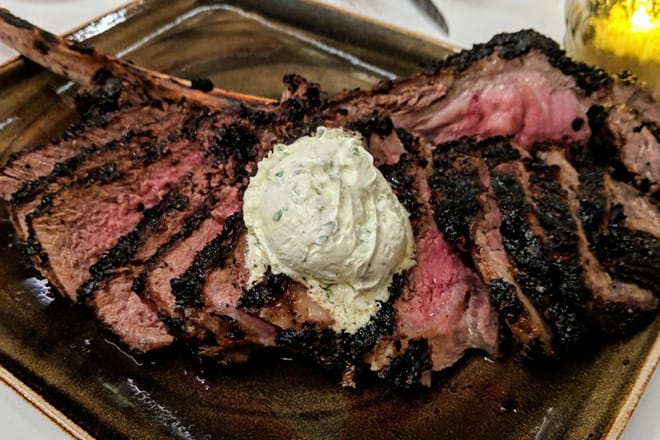 element steak. seafood. pasta.