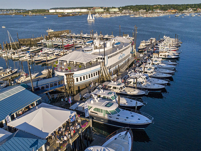 DiMillo's On The Water: Where dining meets maritime adventure &ndash; this massive converted ferry serves up seafood with a side of spectacular harbor views.
