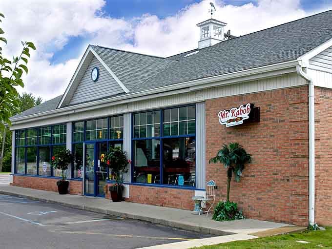 The unassuming exterior hides one of Michigan's best-kept Mediterranean secrets, proving great food doesn't need fancy digs.