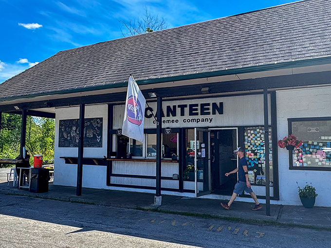 The unassuming exterior of Canteen Creemee Company belies the extraordinary flavor adventures waiting inside this Waitsfield, Vermont treasure.