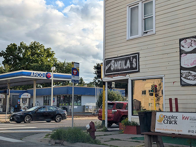 Where culinary magic happens next to gas pumps &ndash; Mama Sheila's modest exterior hides a soul food paradise waiting to be discovered.