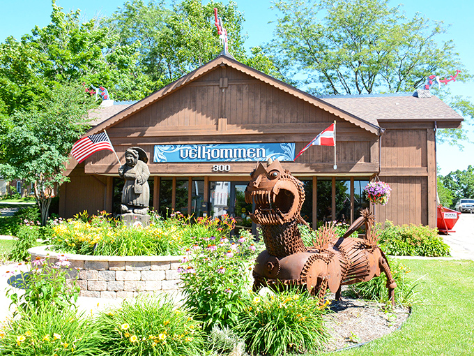 Where trolls aren't hiding under bridges but proudly greeting visitors with wooden grins and Scandinavian charm.