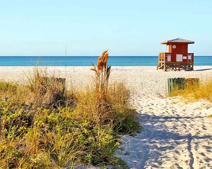 Sarasota's coastline serves up that postcard-perfect Florida you thought only existed in vacation brochures and retirement community advertisements.