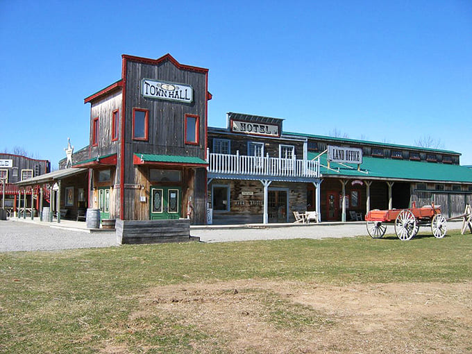 That Western town facade isn't just for show, it's your gateway to adventure where the Old West meets Pure Michigan charm.