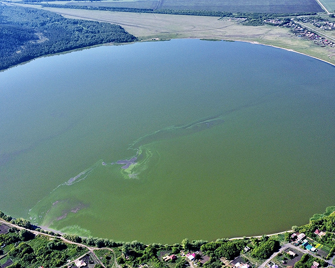 Kingsley Lake: Nature's perfect circle glistens under Florida sunshine, a 2,000-acre liquid mirror reflecting endless blue skies.