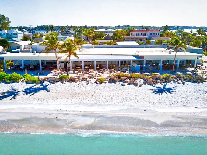 Paradise found: Beach House Restaurant's stunning waterfront location makes every meal feel like a special occasion with those Gulf views.
