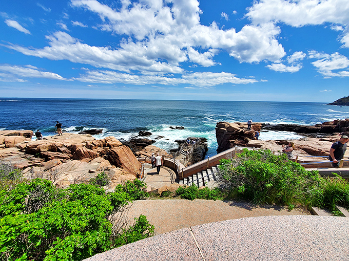 Acadia National Park showcases Maine's commitment to preservation – where "development" means adding another hiking trail, not another strip mall.