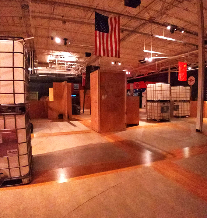 Strategic barriers and realistic props transform an ordinary warehouse into a tactical challenge. Every object becomes potential cover in the heat of combat.