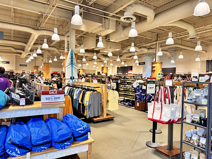 Casual outdoor seating at the 1912 Caf&eacute; provides the perfect spot to refuel and plan your next department conquest.