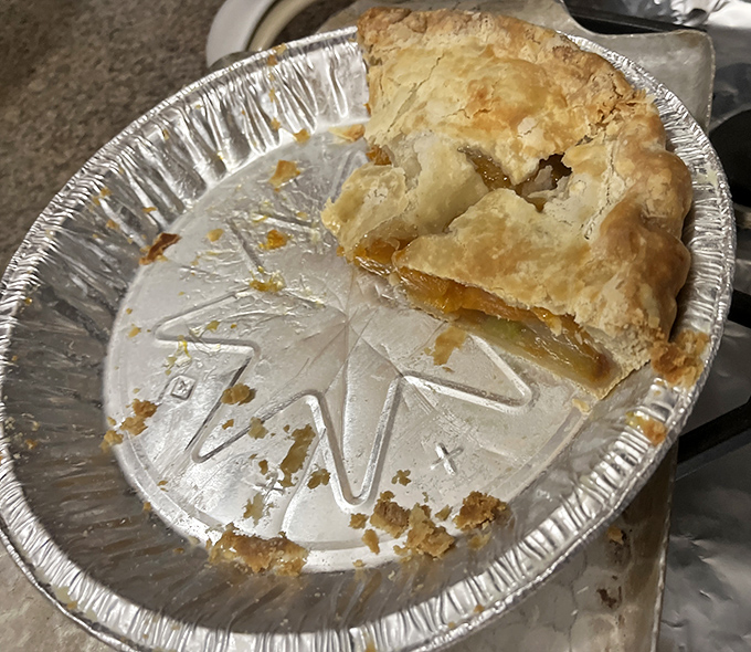 This isn't just apple pie &ndash; it's Maine's answer to happiness, with a golden-brown crust barely containing the cinnamon-spiced treasure within.