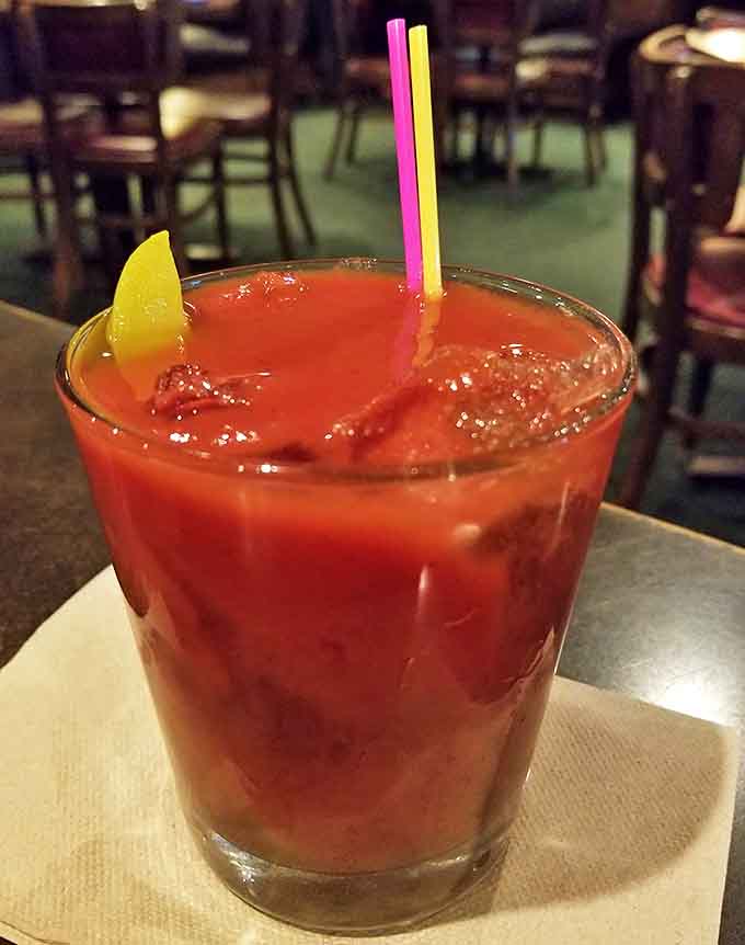 A properly made Bloody Mary is practically a food group in Wisconsin, and Kroll's East takes them seriously.