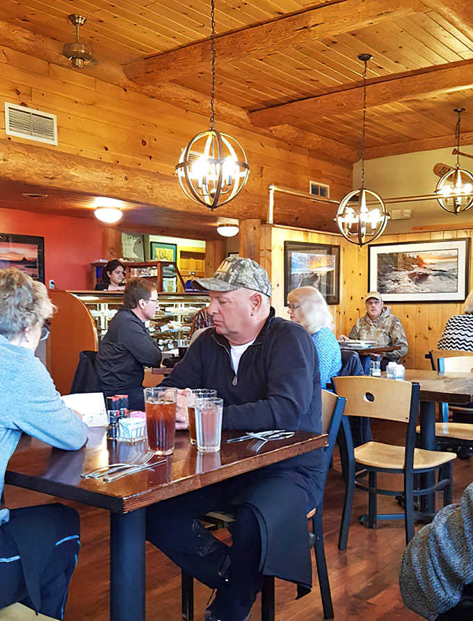 Locals and tourists alike gather to share stories and pie &ndash; the great equalizers in Minnesota's North Shore dining scene.