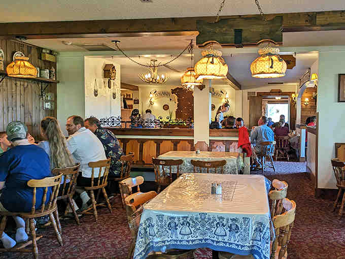 Another angle of the dining area reveals more of the restaurant's charm &ndash; where every corner tells a story of old-world hospitality.