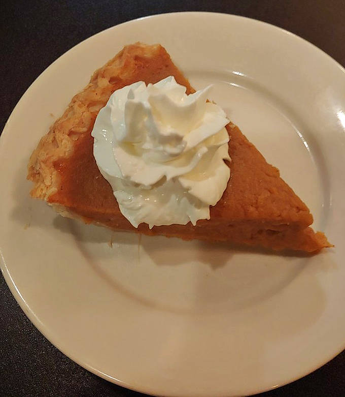 Sweet potato perfection crowned with cloud-like whipped cream &ndash; the dessert that makes you save room no matter how full you are.