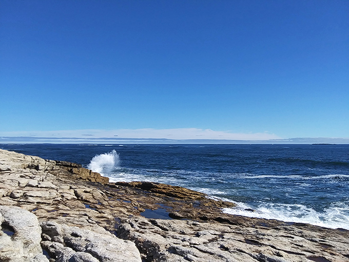 Dramatic rock formations stand defiant against relentless waves, sculpted by millennia of Atlantic determination and geological stubbornness.