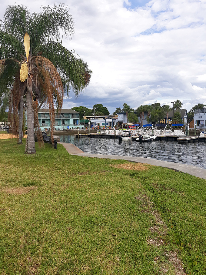Not your average marina&mdash;this waterfront scene could make even Venice jealous of its tranquil charm.