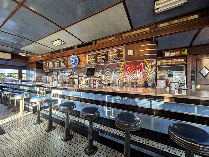 Where strangers become neighbors &ndash; the narrow aisle of A1 creates a community space as essential as the food itself.