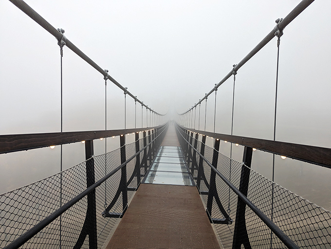When fog rolls in, the bridge becomes a pathway to nowhere&mdash;or everywhere&mdash;depending on your philosophical outlook.