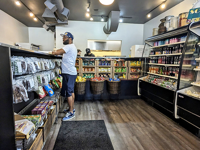 Where sandwich dreams come true &ndash; staff working with the focused precision of culinary artists.