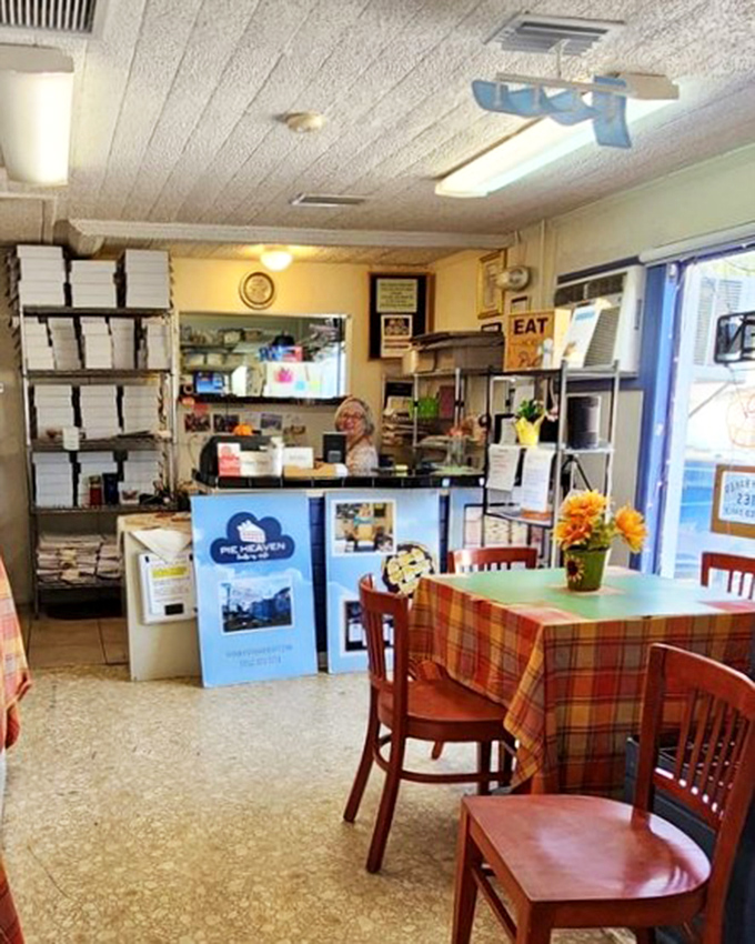 The order counter where difficult decisions are made and pie-related dreams become delicious reality.
