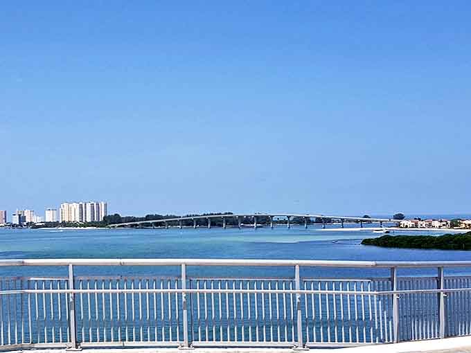 The panoramic view serves up a visual feast of blues and greens that no filter could possibly improve.