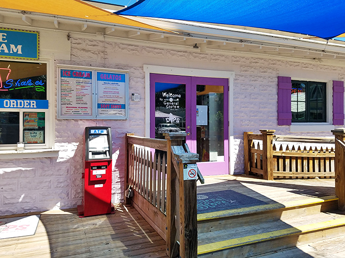 The Anna Maria General Store serves up nostalgia alongside deli sandwiches that fuel countless beach adventures.