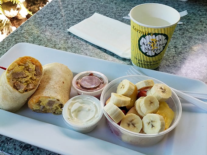 A handheld morning miracle where eggs and savory fillings come wrapped in a tortilla blanket &ndash; breakfast perfection to go.