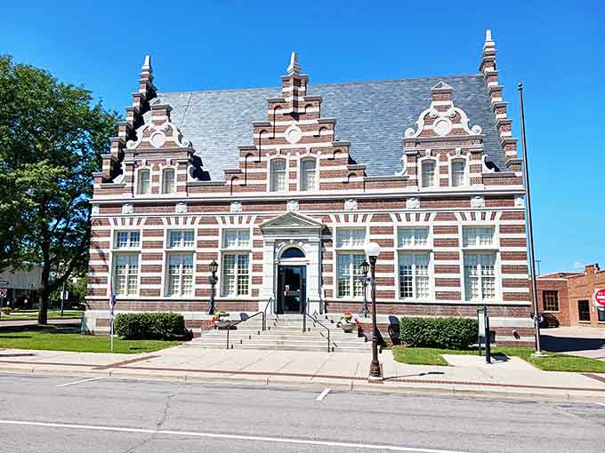 The Brown County Historical Society's striking Dutch-inspired architecture houses fascinating exhibits that bring local history vividly to life.