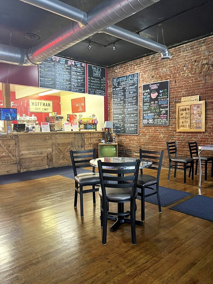 Counter area where sandwich artists perform their daily magic, hands dancing across ingredients with the confidence of jazz musicians mid-solo.
