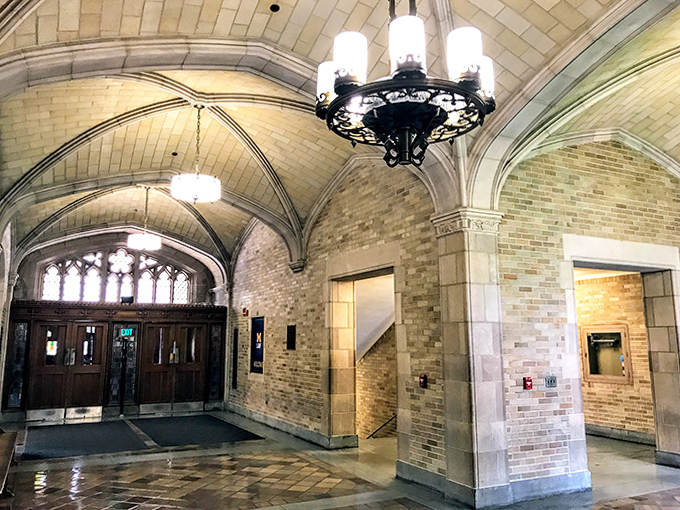 Corridors designed to make even a trip to the bathroom feel like a noble quest through an ancient monastery.