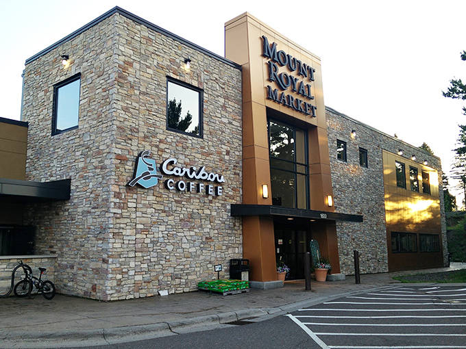 Where gourmet groceries meet caffeine dreams, this stone-faced market offers provisions worthy of the spectacular surroundings.