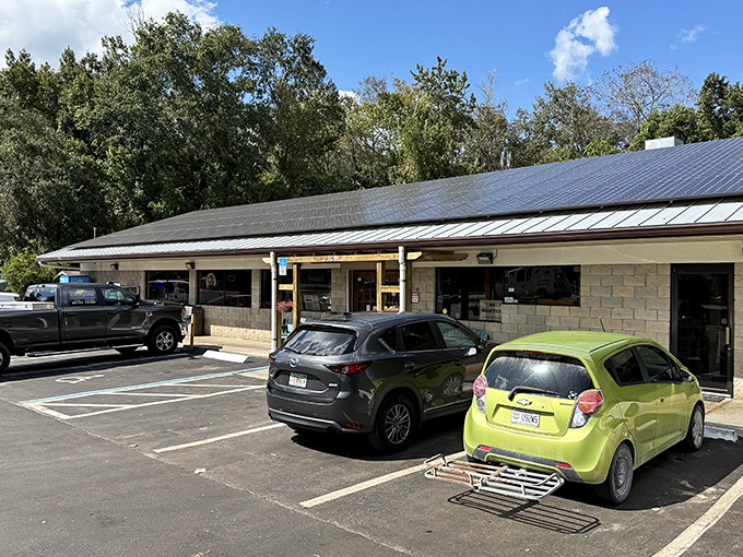 Pearl Country Store & Barbecue tempts hungry travelers with its no-frills exterior promising authentic Southern flavors inside.