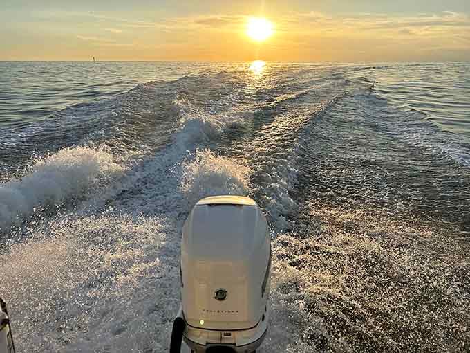 Heading back as the sun sets means you're returning with pockets full of shells and a camera full of photos that'll make your friends jealous.