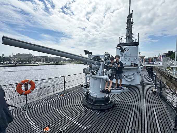 Vintage gauges and instruments show just how much skill and nerve it took to operate a submarine with 1940s technology.
