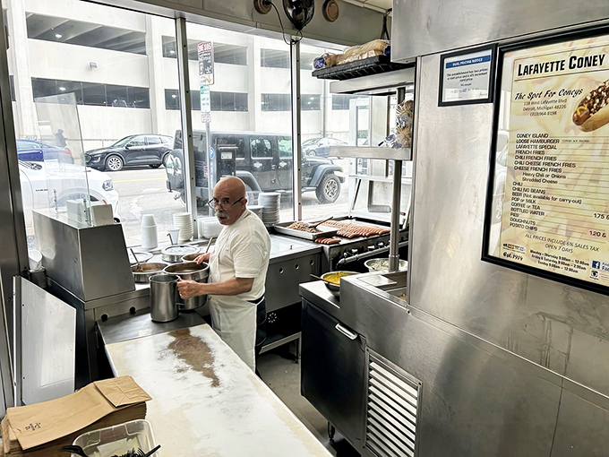 Watching the cooks work their magic on the flat top is half the entertainment and all of the anticipation.