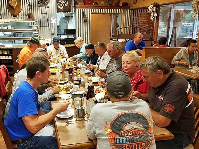 The dining room filled with happy customers proves that word about this place has spread, turning locals into regulars and visitors into fans.