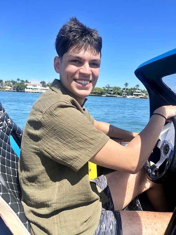 Behind the wheel with pure joy radiating, this driver discovered that the best adventures happen when you stop asking "why" and start asking "why not."