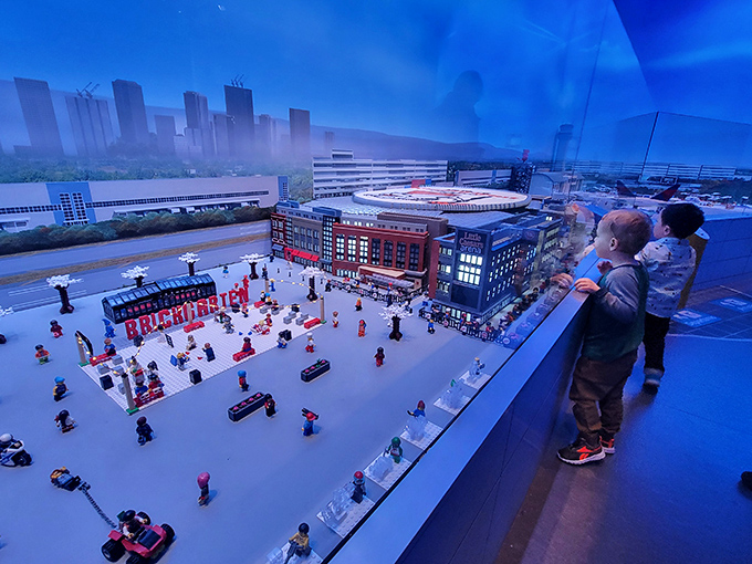 Young builders discover the joy of creation at interactive stations designed to spark imagination and develop spatial skills.