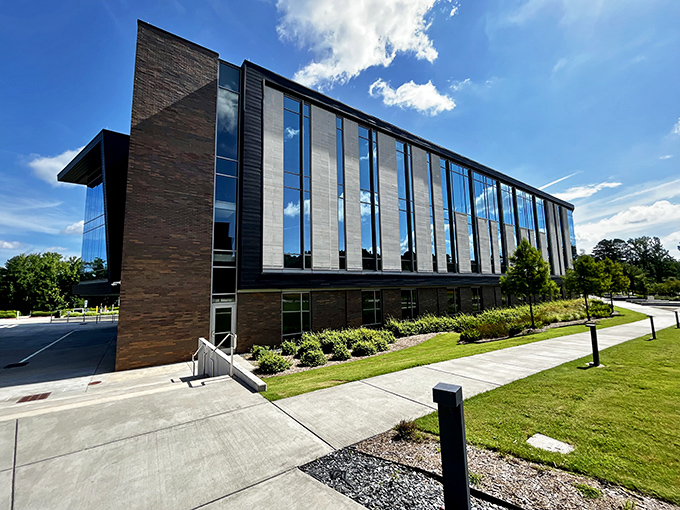 Wake Technical Community College's modern architecture proves Vermont balances tradition with forward thinking. Learning with a view – sign us up!