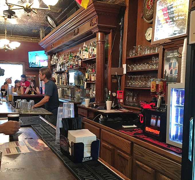 A wooden masterpiece that's served countless Detroiters since 1904, this bar has stories to tell and many more beers to pour.