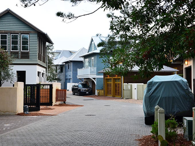 Hidden courtyards and garden paths invite exploration – Rosemary Beach rewards those who wander without agenda.