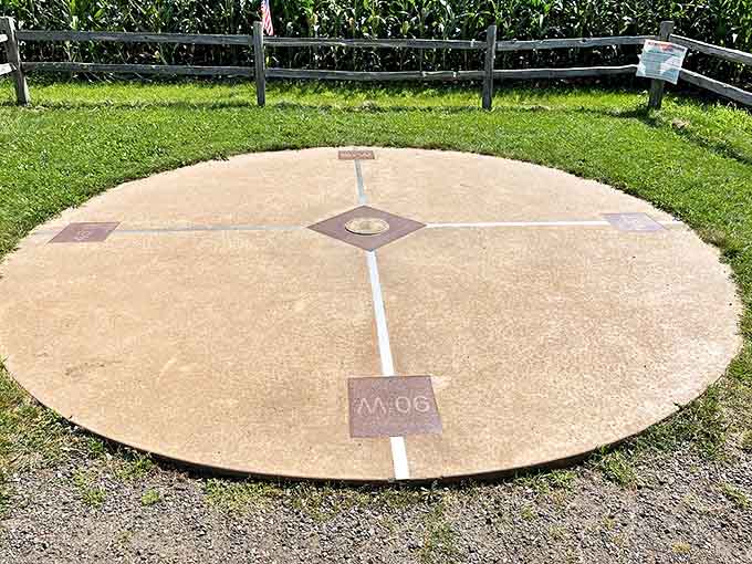 Standing here puts you exactly halfway between the Equator and North Pole, a geographical sweet spot in America's Dairyland.