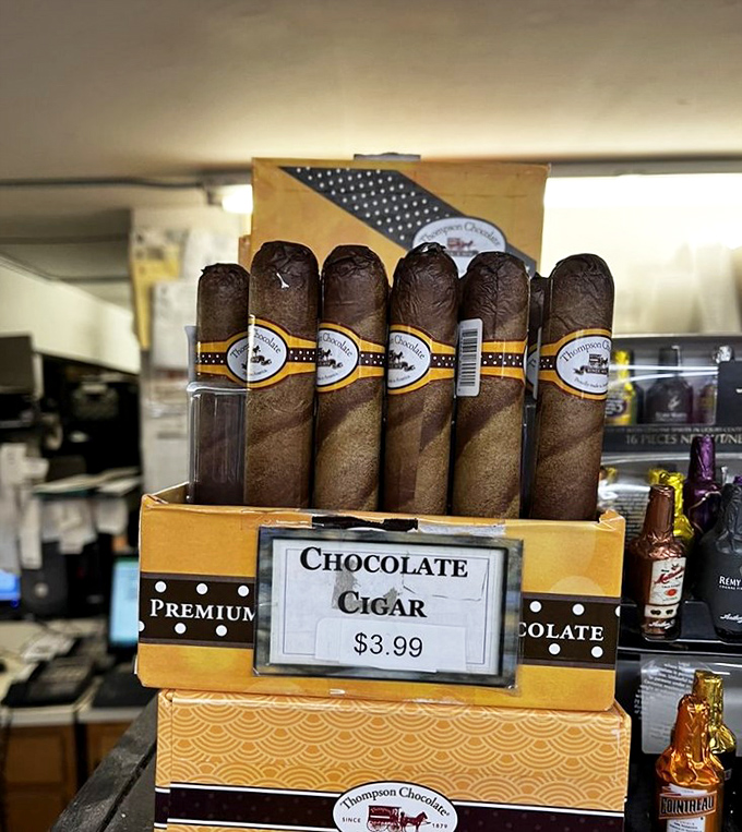 These remarkably realistic chocolate cigars might momentarily fool the eye, but they deliver a much sweeter experience than their tobacco counterparts.