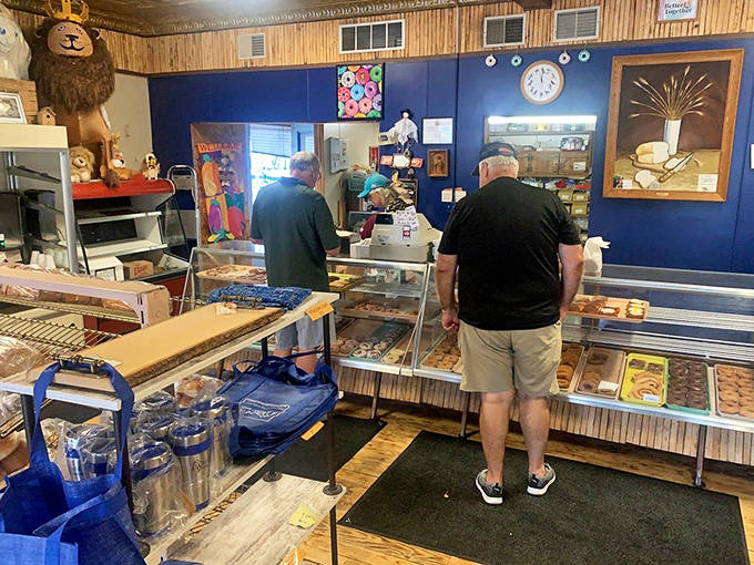 The bakery's interior welcomes visitors into a world where strangers become regulars and regulars become family, one pastry at a time.