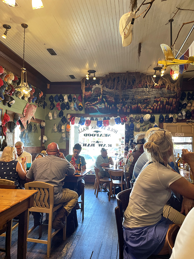 A cross-section of America gathers here &ndash; families, couples, solo travelers &ndash; all united by the universal language of really good food.