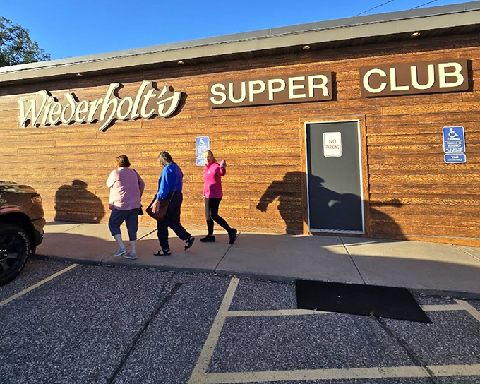 Patrons eagerly approach Wiederholt's wooden exterior, drawn by decades of delicious reputation and the promise of that "everybody knows your name" feeling.