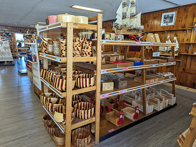 Handcrafted wooden bowls showcase the natural beauty of different wood grains, each unique piece perfect for serving or display.