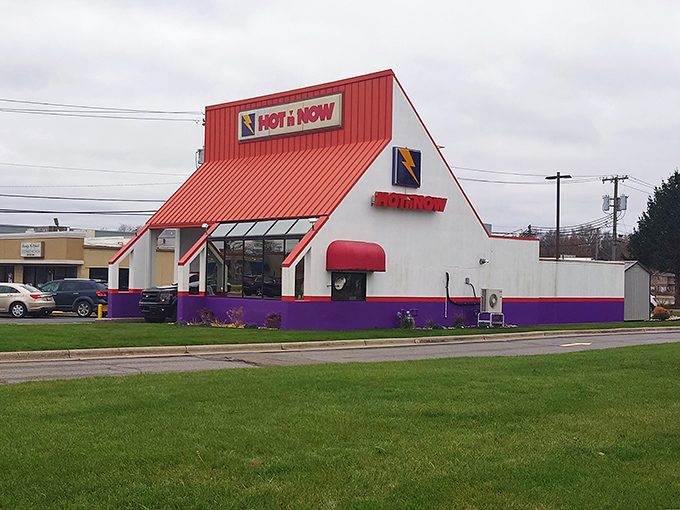 Purple accents and pristine landscaping show that attention to detail extends beyond the kitchen.