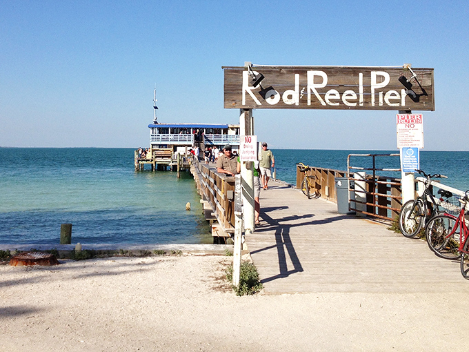 The Rod and Reel Pier invites anglers and dreamers alike &ndash; come for the fishing, stay for the dolphin shows.