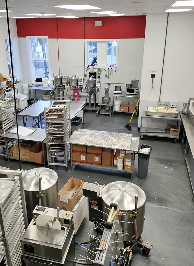 Behind the sugar curtain! Sweet Pete's candy factory reveals the science behind the sweetness that makes dentists wince.